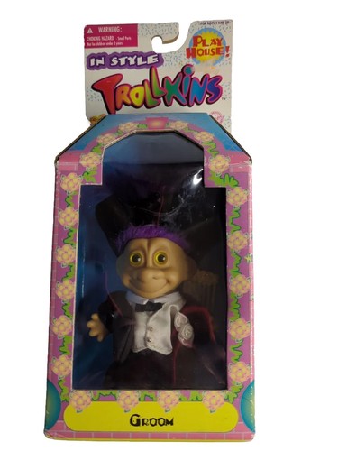 NIB! Trollkins GROOM Troll Doll 1998 Vintage | eBay