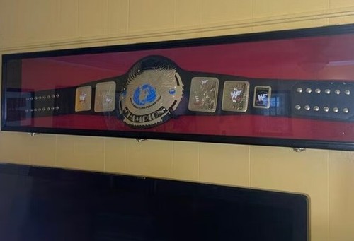 Wrestling Belt Display Case Solid Wood WWE MMA Boxing Championship ...