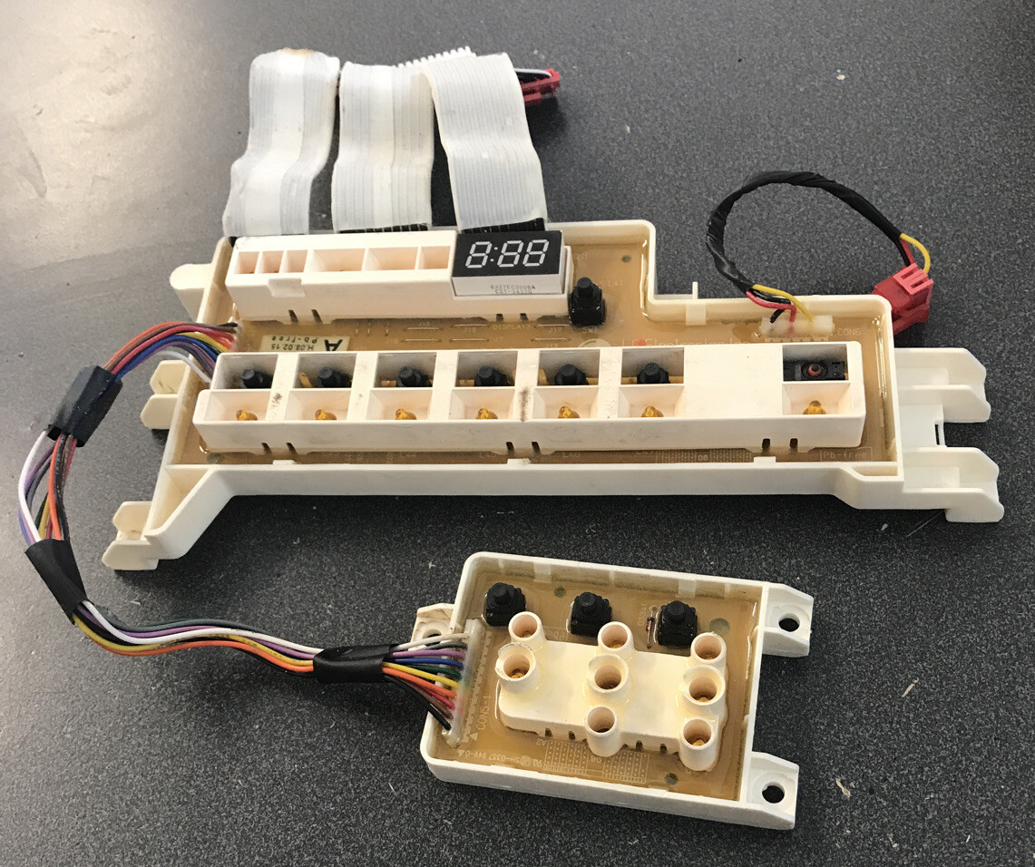 GE DISHWASHER DISPLAY PCB OEM P/N 6871DD2003A 1359797 | eBay