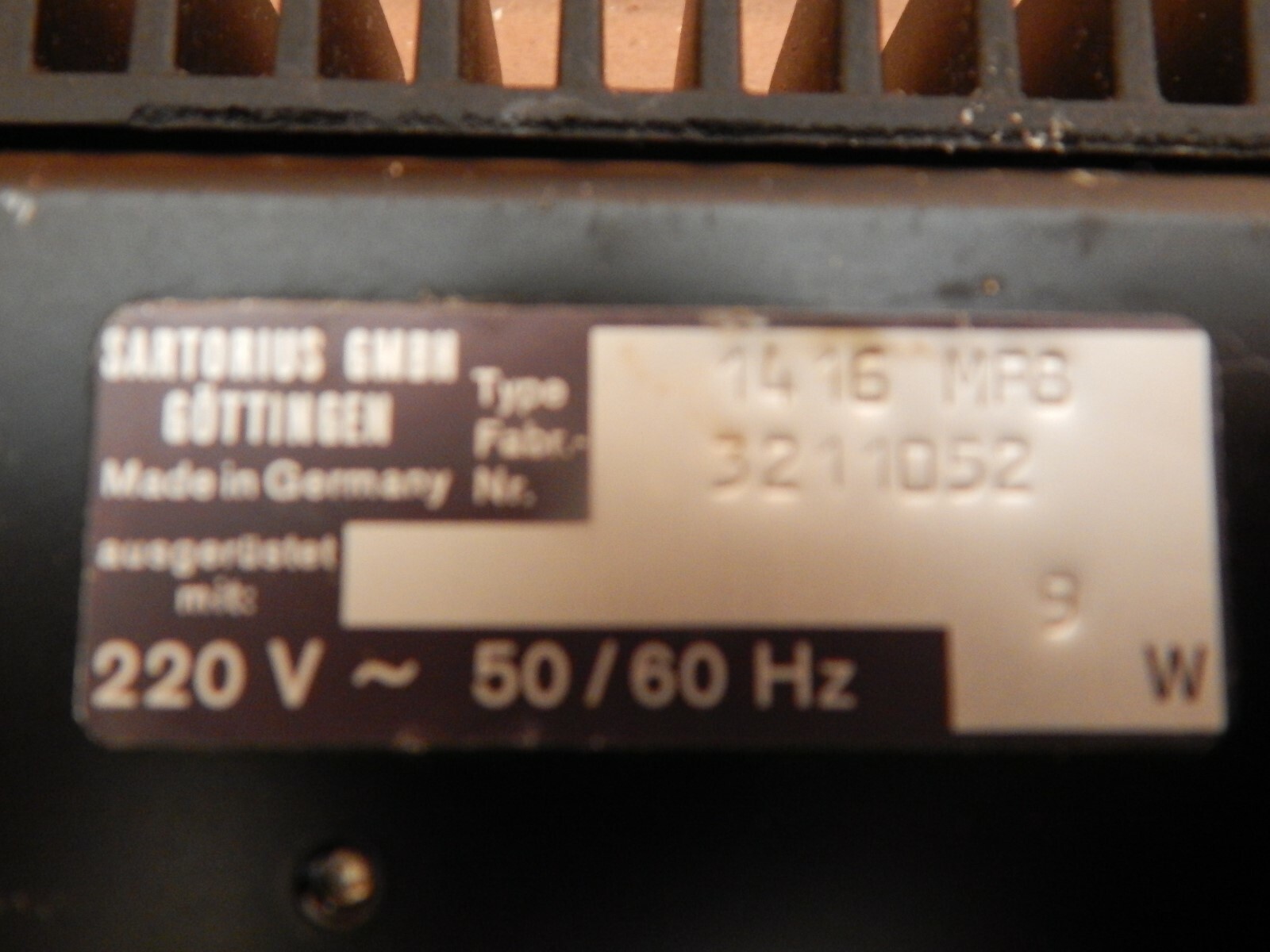 Sartorius Scale MP8 1416 | eBay