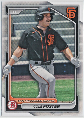 2024 Bowman Baseball - Cole Foster - San Francisco Giants - Prospect ...
