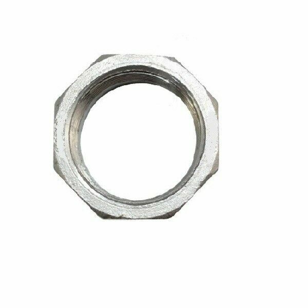 4" BSP GAL MAL LOCK NUT GALVANISED 100mm BSP FEMALE THREAD LOCKNUT BACKNUT | eBay Australia