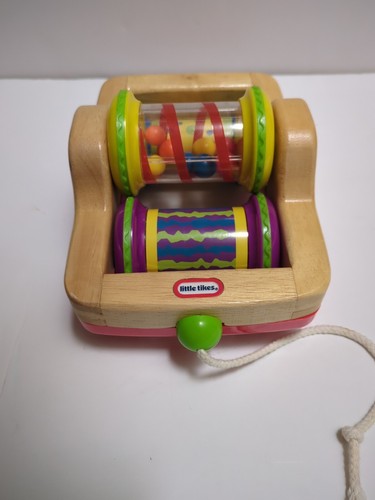 Little Tikes Sights And Sounds Wooden Pull Along Toy Vintage | eBay