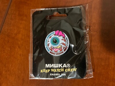Mishka NYC Keep Watch Crew Pin BNIB Worldwide Weirdos Enamel Pin | eBay