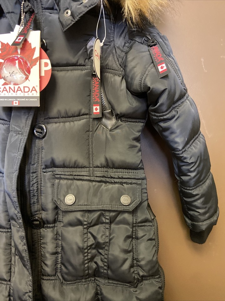 Canada Weather Gear Youth Size Small Faux Fur Long Puffer Coat | eBay