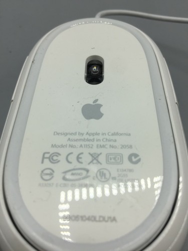 Apple A1152 White Mouse USB Wired Optical Mouse Genuine OEM -Tested ...