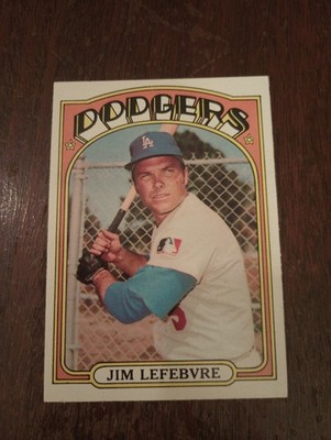1972 Topps #369 Jim Lefebvre (NRMT+) | eBay