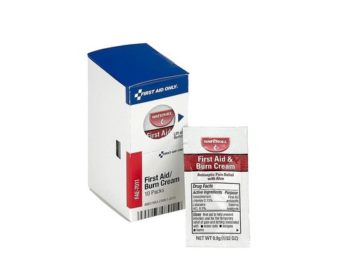 First Aid Cream Packets for Burns 10 Count Individual Burn Relief ...