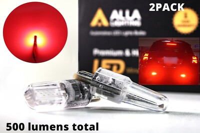 LED Vivid Red Rear Fog Light Bulbs for Audi Q3 Q5 Q7 Fiat 500L Mini ...