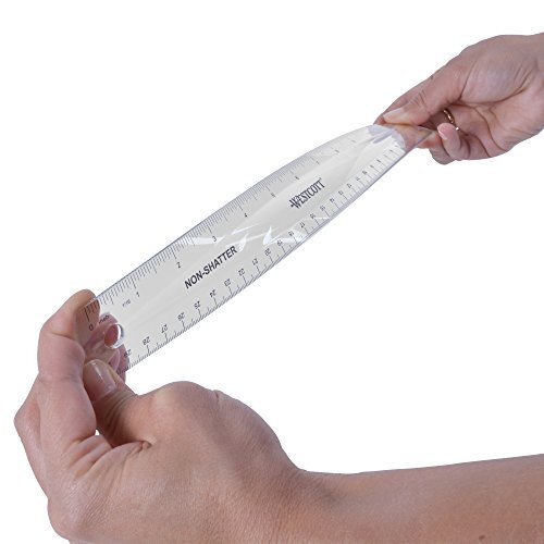Westcott 13862 Flexible Shatterproof Clear Ruler 12 In | eBay
