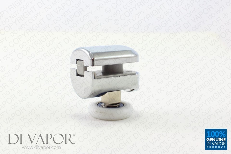 Di Vapor (R) Top Glass Curved Shower Door Roller 6mm to 8mm glass ...