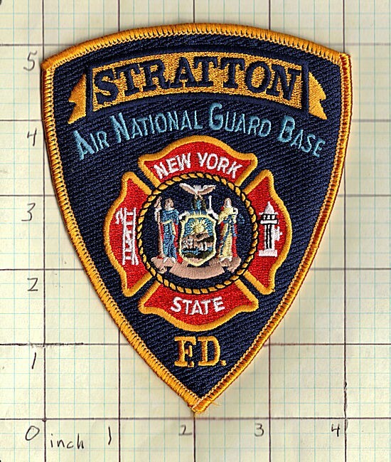Stratton ANG air national guard New York fire crash rescue patch | eBay