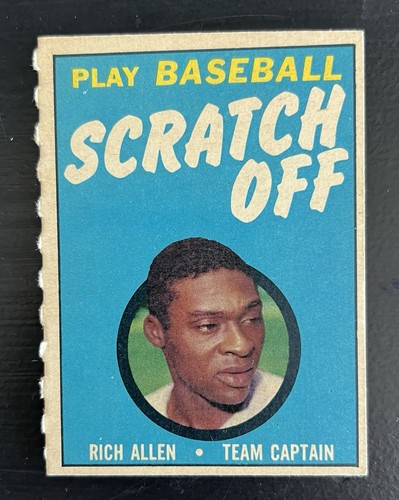 1970 Topps - Scratch Off Dick Allen Scratched | eBay