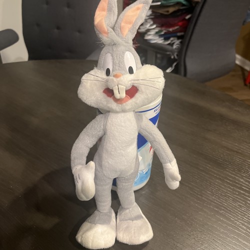 Applause Warner Bros. Looney Tunes Bugs Bunny Plush Toy Rabbit Gray 16 ...