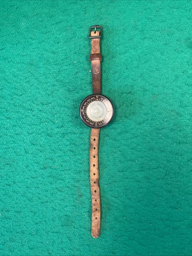 Original WW II U.S. Taylor Wrist Compass Paratrooper With Leather Strap ...