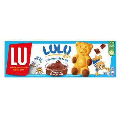 Lu Cookies | Bear Cakes Cookies Chocolate Filling 5 Bags | 5,2 Oz /150 ...