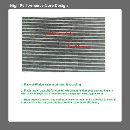 Fit Datsun 240z 1970-1973 260z 1974-1975 3 rows 52mm Aluminum Radiator ...