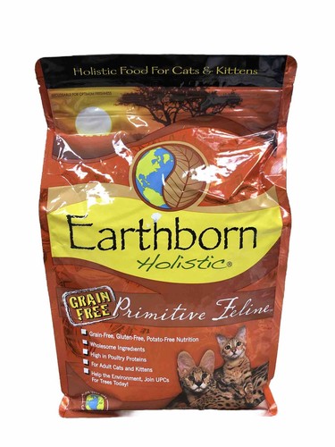 Earthborn Holistic Primitive Feline Dry Food for Cats 5 lbs 34846718201 ...