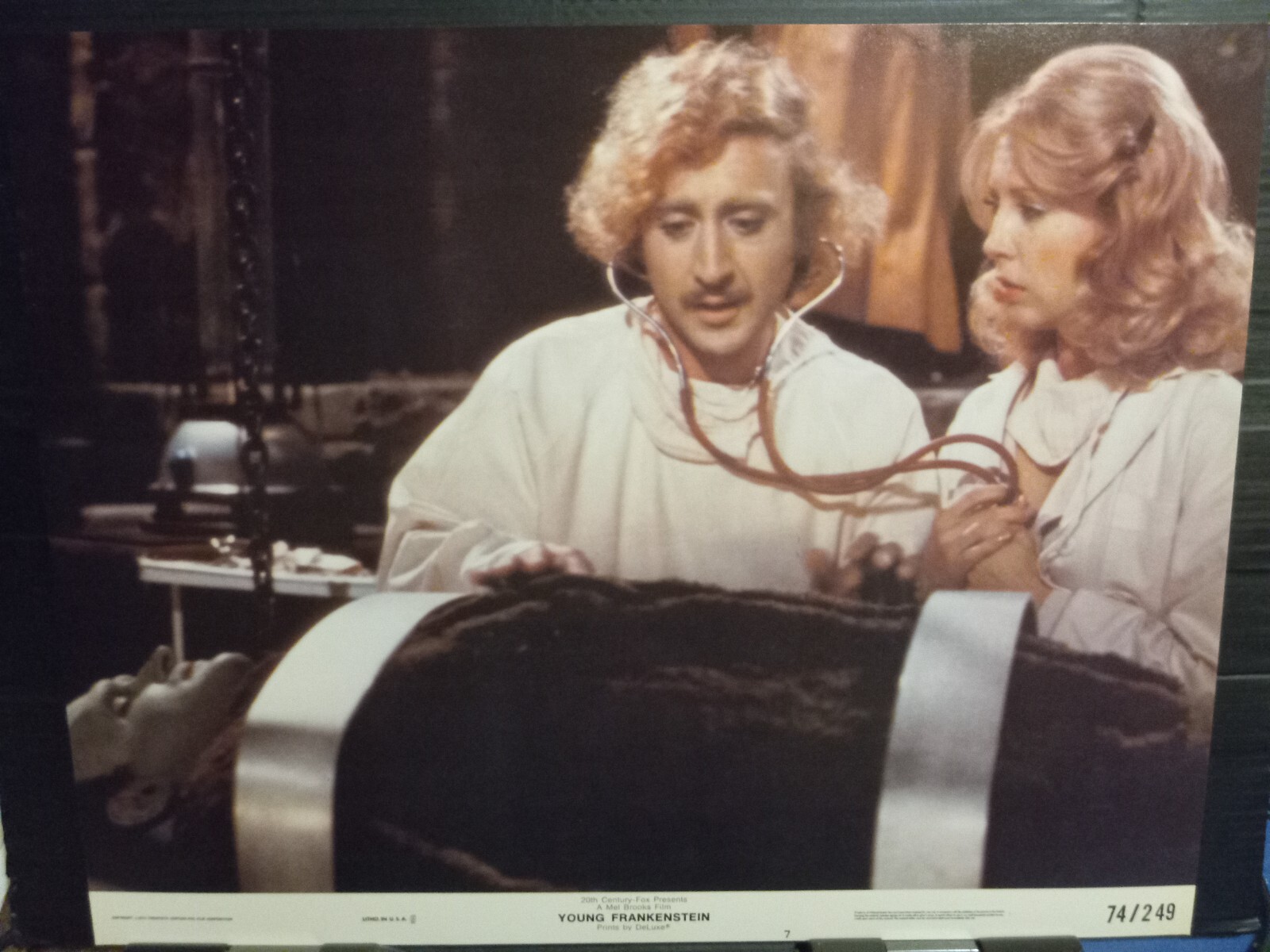 Lobby Card 1974 YOUNG FRANKENSTEIN Gene Wilder Teri Garr Peter Boyle as ...