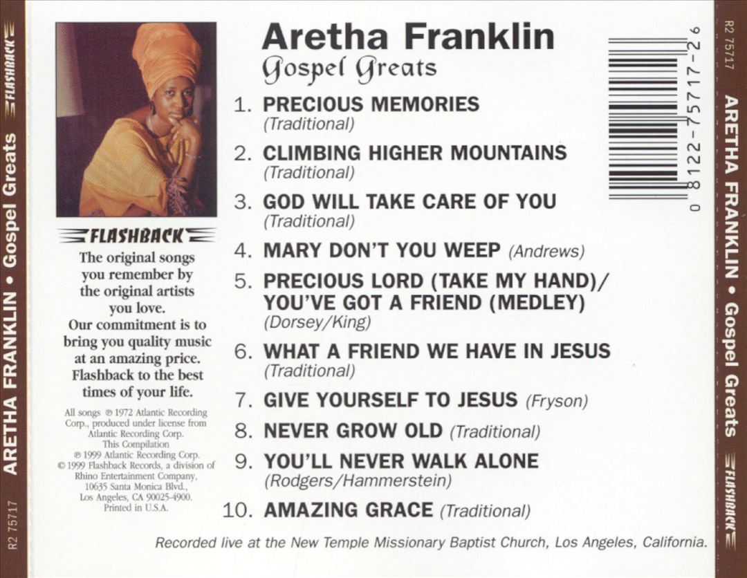 Gospel Greats by Franklin, Aretha (CD, 2003) for sale online | eBay