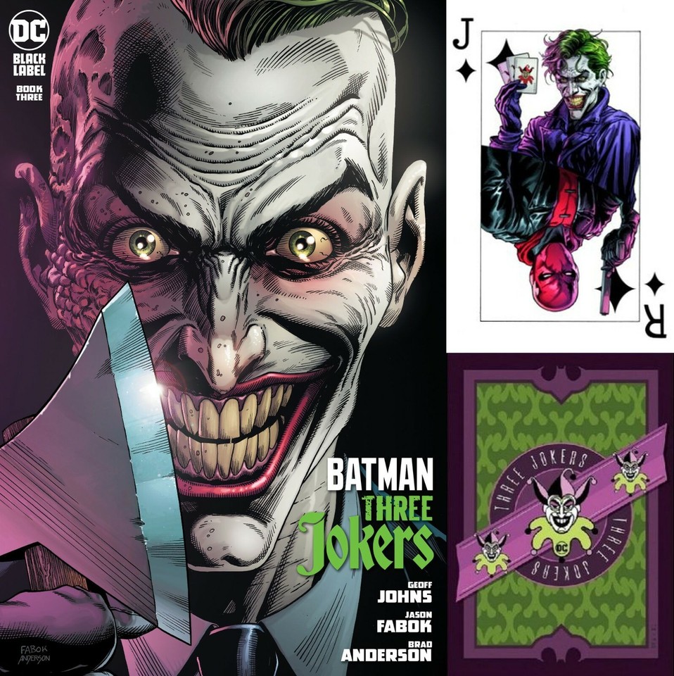BATMAN Three 3 JOKERS ALL 17 Variants 7 Ratios Fabok PREMIUM HC UPDATED ...