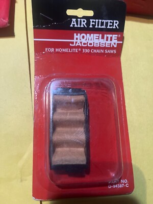NOS Homelite chainsaw air filter 94387 vintage chainsaw bh68 | eBay