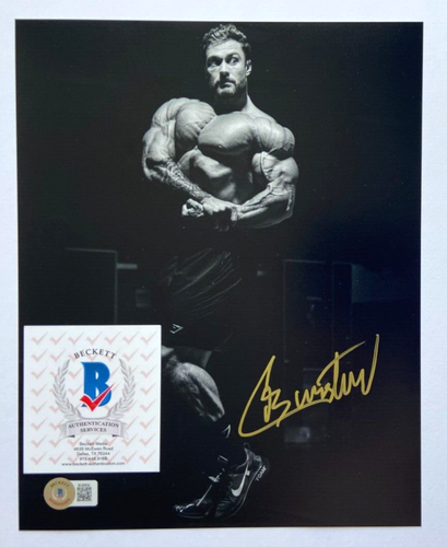 CHRIS BUMSTEAD SIGNED 8X10 PHOTO BODYBUILDING CBUM PHYSIQUE MR OLYMPIA O BAS D | eBay