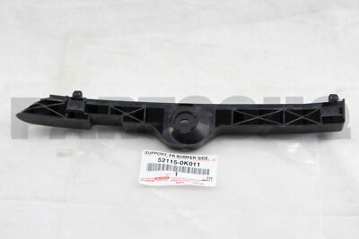 521150K011 Genuine Toyota SUPPORT, FRONT BUMPER SIDE, RH 52115-0K011 | eBay