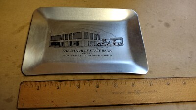 Small Advertising Trinket Tray The Danville State Bank | eBay