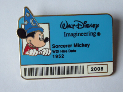 Disney Trading Pins 60295 WDI - I.D. Badge Series 2 - Sorcerer Mickey ...