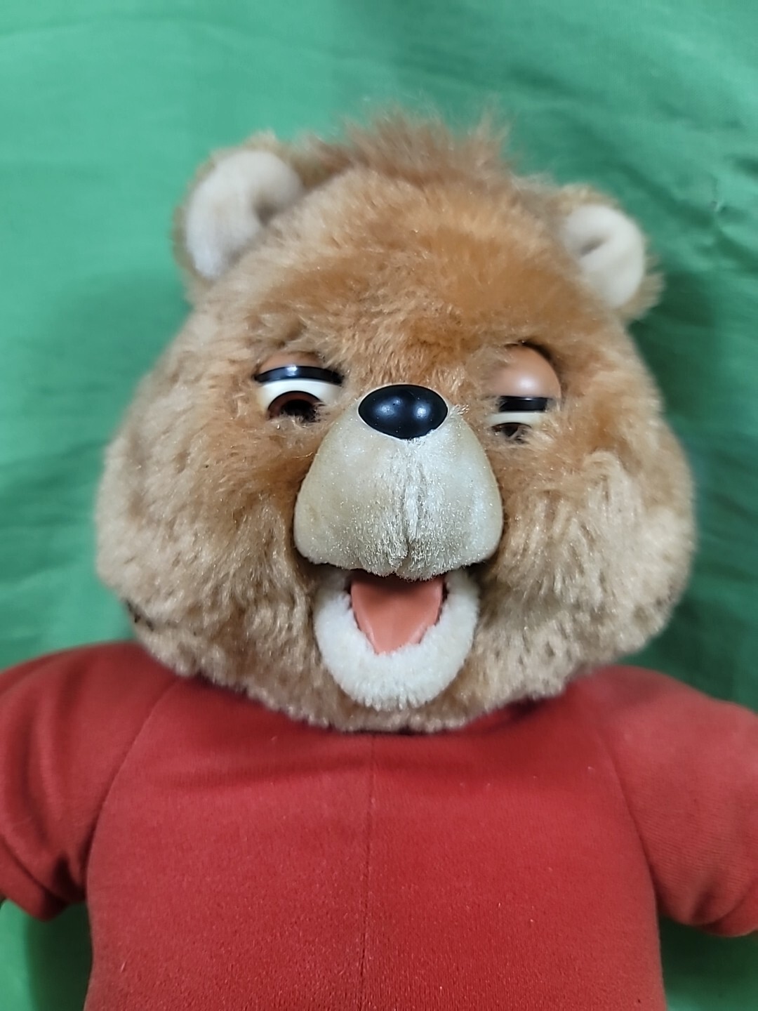 Vintage 1985 WOW Teddy Ruxpin & Grubby Plush Animatronic Tape Player ...