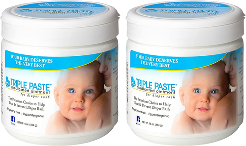 Triple Paste AF Antifungal Nitrate Medicated Ointment 2 oz (Pack of 2 ...