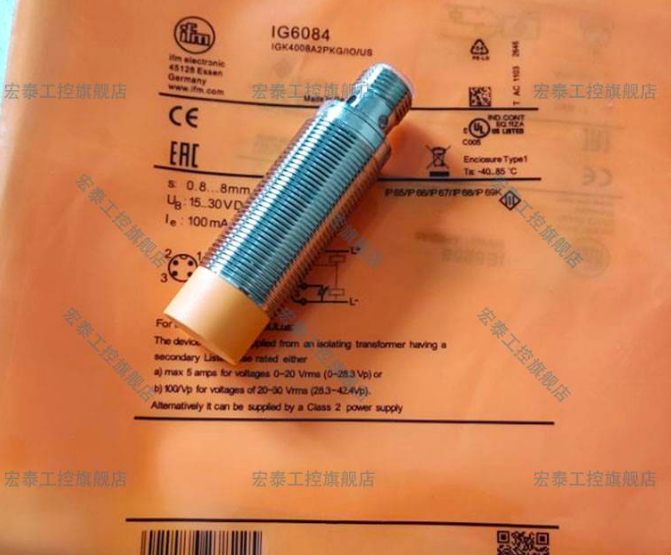 1pcs IG6084 IGK4008A2PKG/IO/US New IFM Proximity Switch free shipping ...