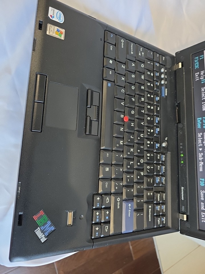 IBM LENOVO THINKPAD R60 Dual Core Laptop 250GB HDD 2GB RAM No HD No ...