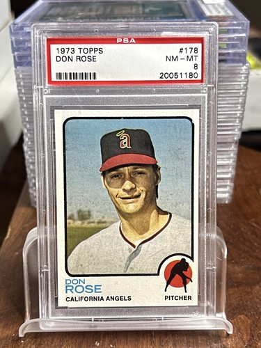 1973 Topps #178 Don Rose PSA 8 Angels Set Break 2217 | eBay