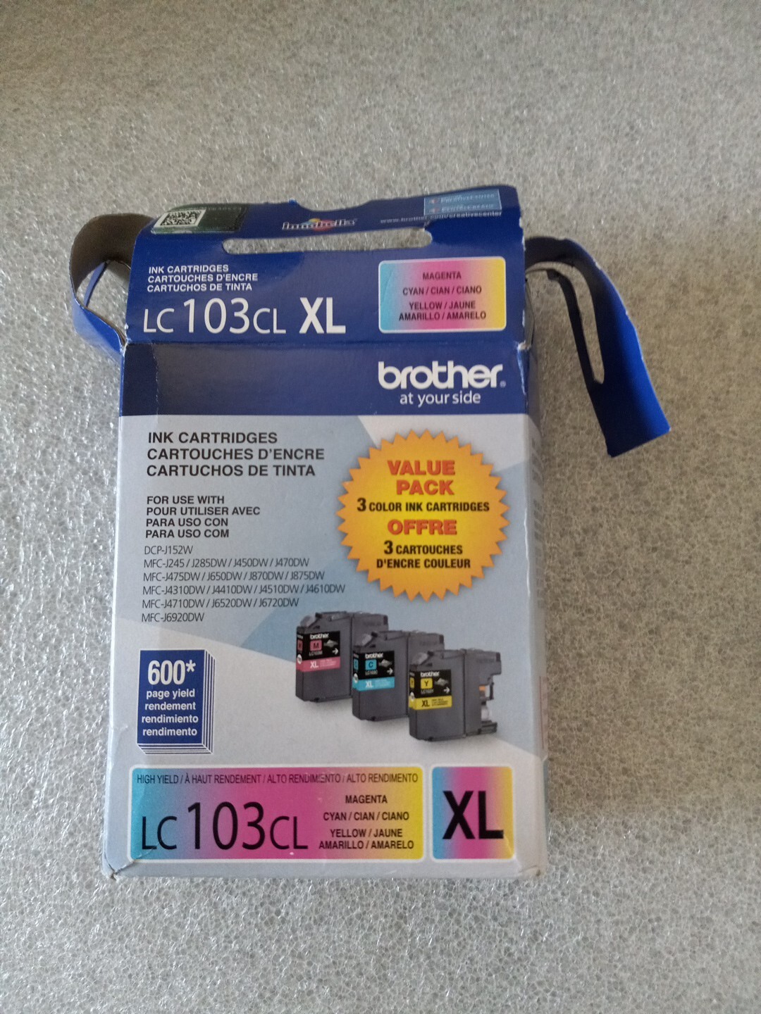 Brother LC 103 CL XL Value Pack Box Sealed Cartridges Exp. 3/2027 | eBay