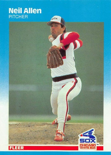 Neil Allen 1987 Fleer 484 Chicago White Sox BASEBALL Card | eBay