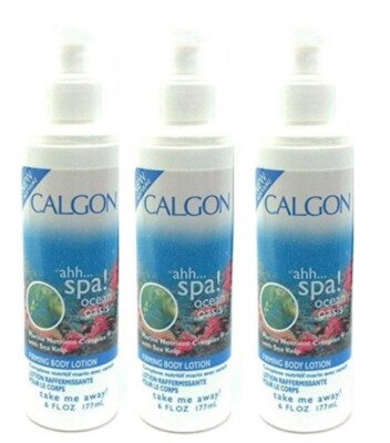 3 CALGON FIRMING BODY LOTION AHH! SPA OCEAN OASIS FREE SHIPPING IN USA ...