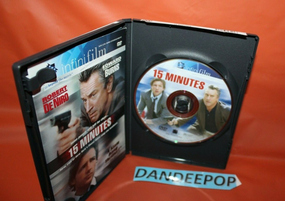 15 Minutes (DVD, 2001) Movie 794043516627| eBay