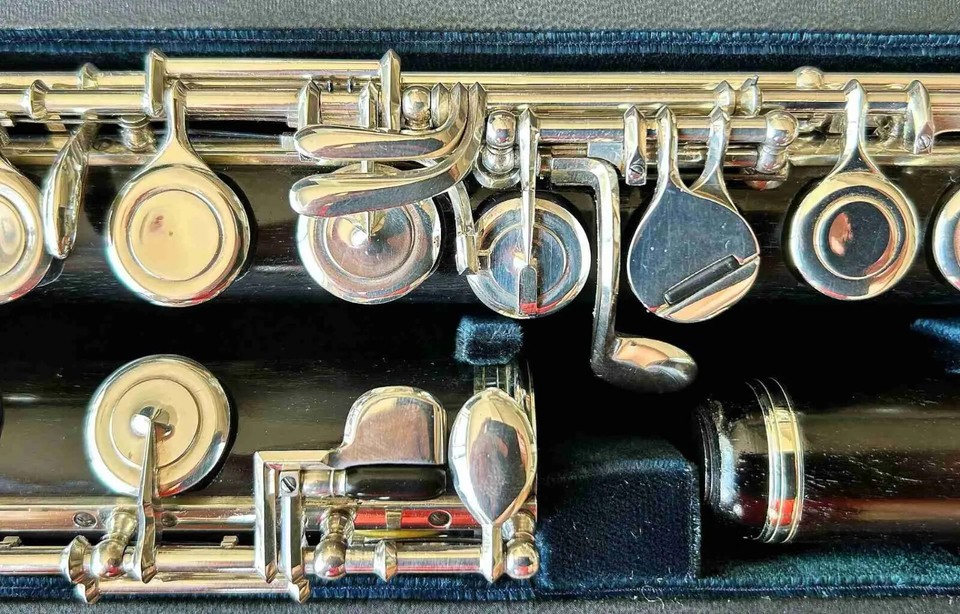 HANS REINER HANDMADE GRENADILLA WOOD FLUTE - BEAUTIFUL AND RARE ...