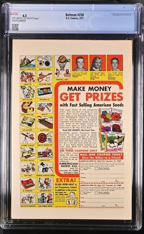 Batman #230 CGC 6.5 (DC 1971) Classic Neal Adams Black Panther Cover ...