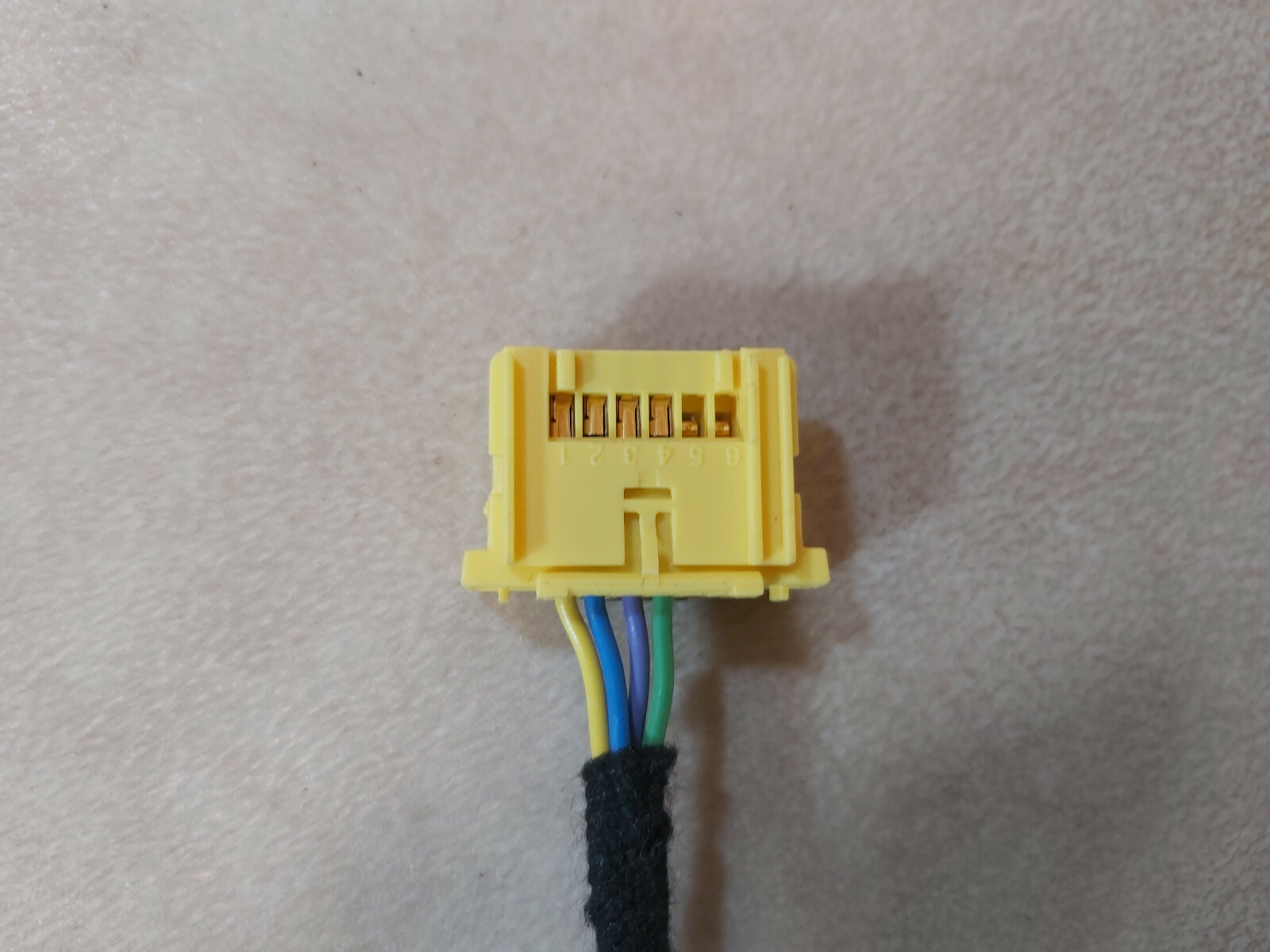 GENUINE Mercedes Benz AIR STEERING WHEEL WIRE PLUG CABLE 4PIN ...