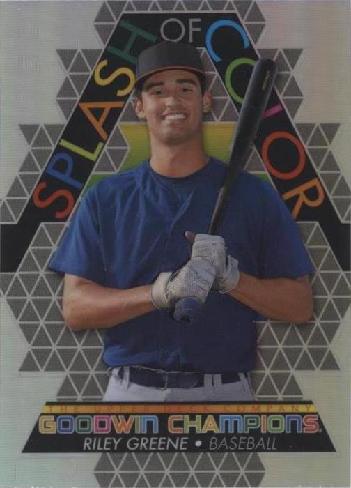 2022 Upper Deck Goodwin Champions - Splash of Color Platinum Riley ...