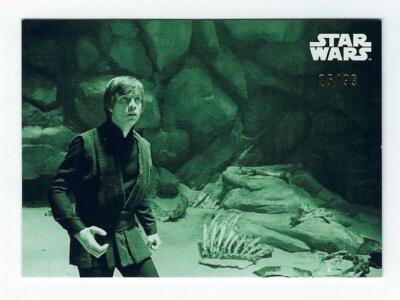 2020 STAR WARS BLACK & WHITE RETURN OF THE JEDI #28 LUKE RANCOR PIT ...