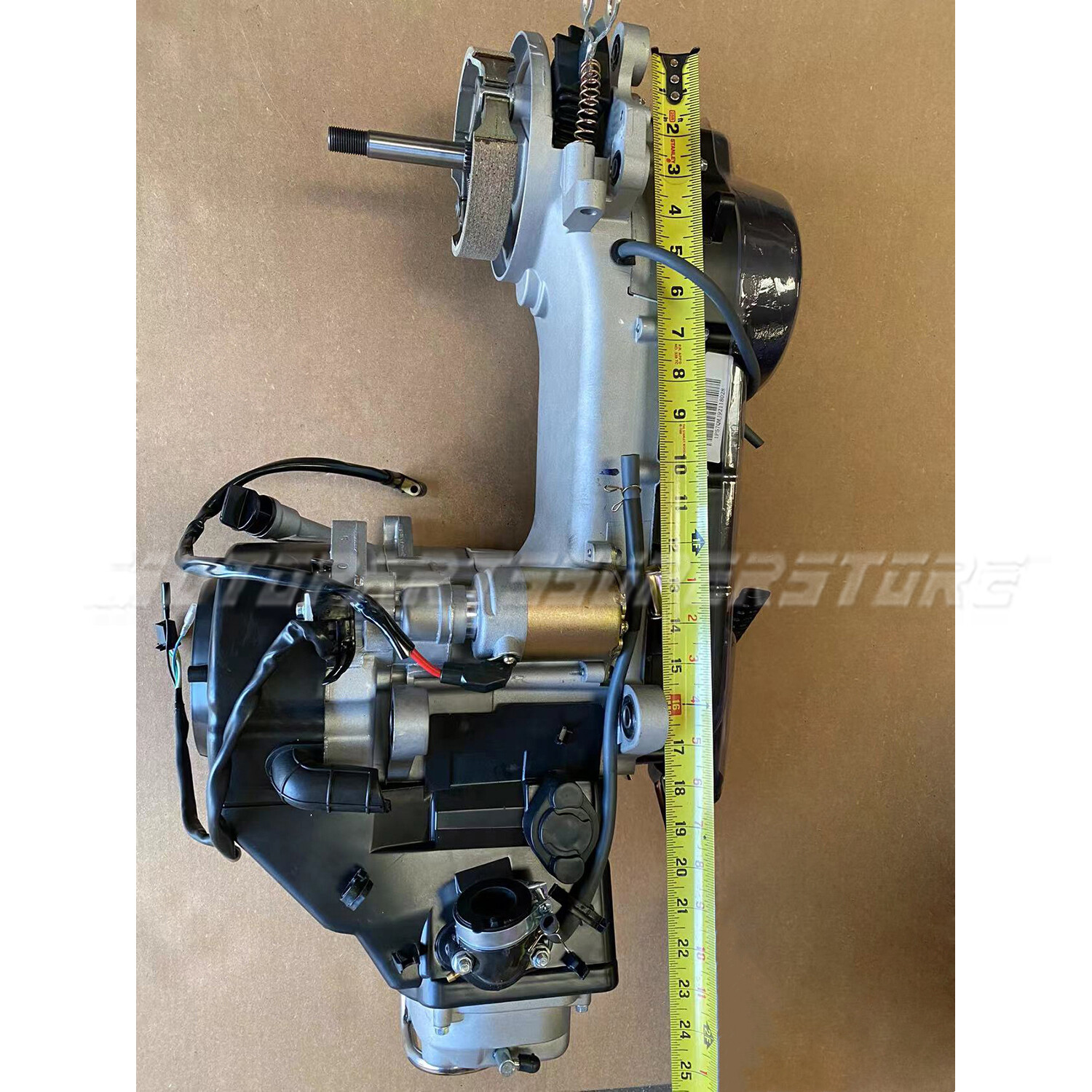 150cc Engine Motor GY6 Moped Scooter 150 CVT Auto Clutch Long Case ...