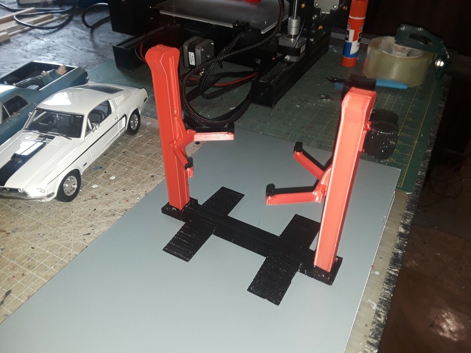 1:18 Scale Model Car Lift 2 Post for Garage Diorama 1/18th Scale | eBay