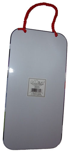 Tin Christmas Door Hangers Snowman Santa retired Tin Box Co. lot of 3 ...