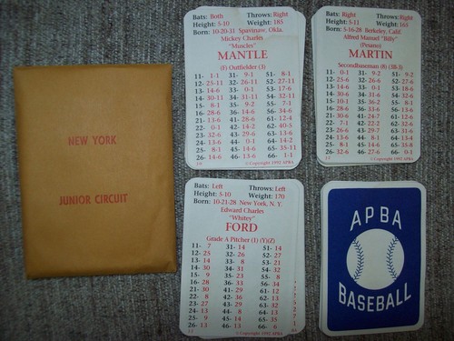 1956R APBA Baseball Cards complete | eBay