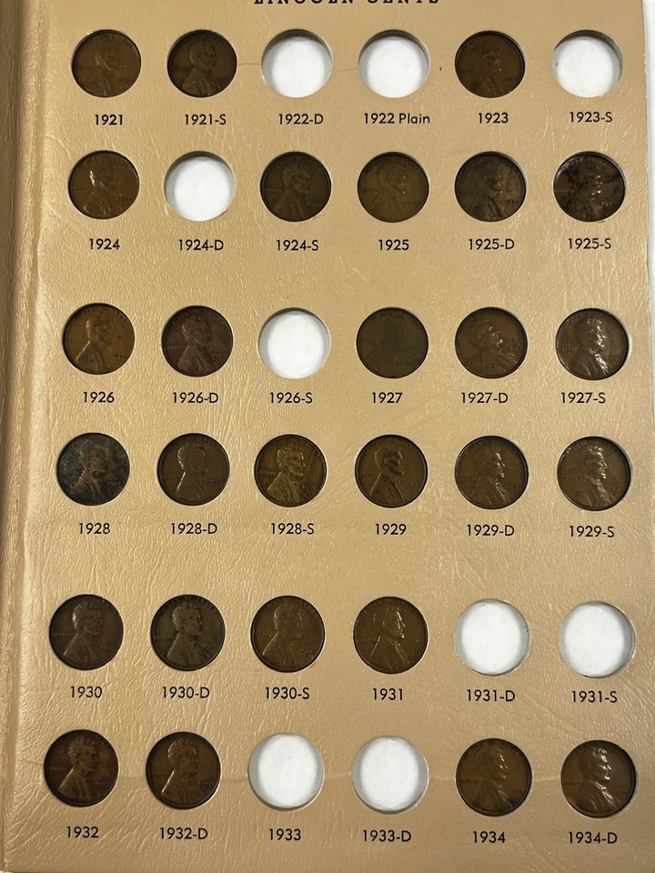 1909-1979 Lincoln Cent Set in Dansco 7100 Album US Penny Coins | eBay