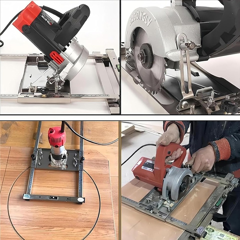 Cutting Machine Edge Guide Positioner 12.6 Inch Adjustable Circular Saw ...